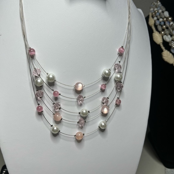 Jewelry | Floating Bead Necklace | Poshmark